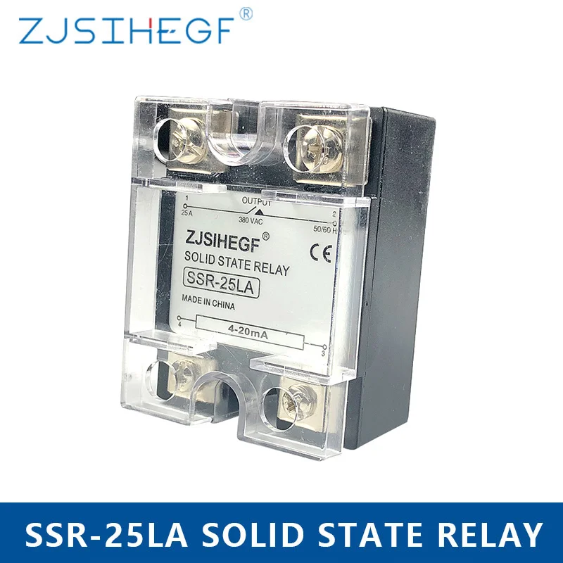 China Input Dc 4-20ma Single Phase Solid State Relay Ssr-10/25/40/60la ...