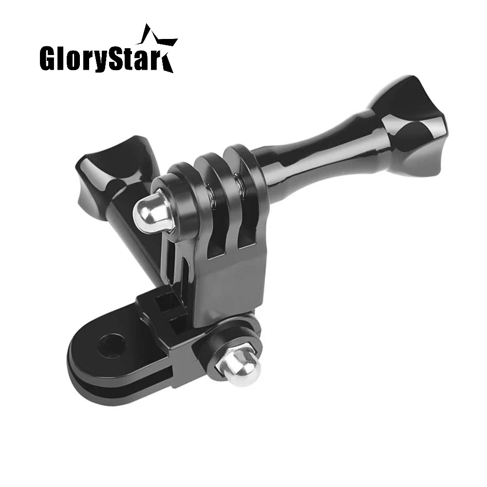 Three Way Adjustable Helmet Clamp Pivot Arm Mount For Gopro Hero 98 7 5 ...