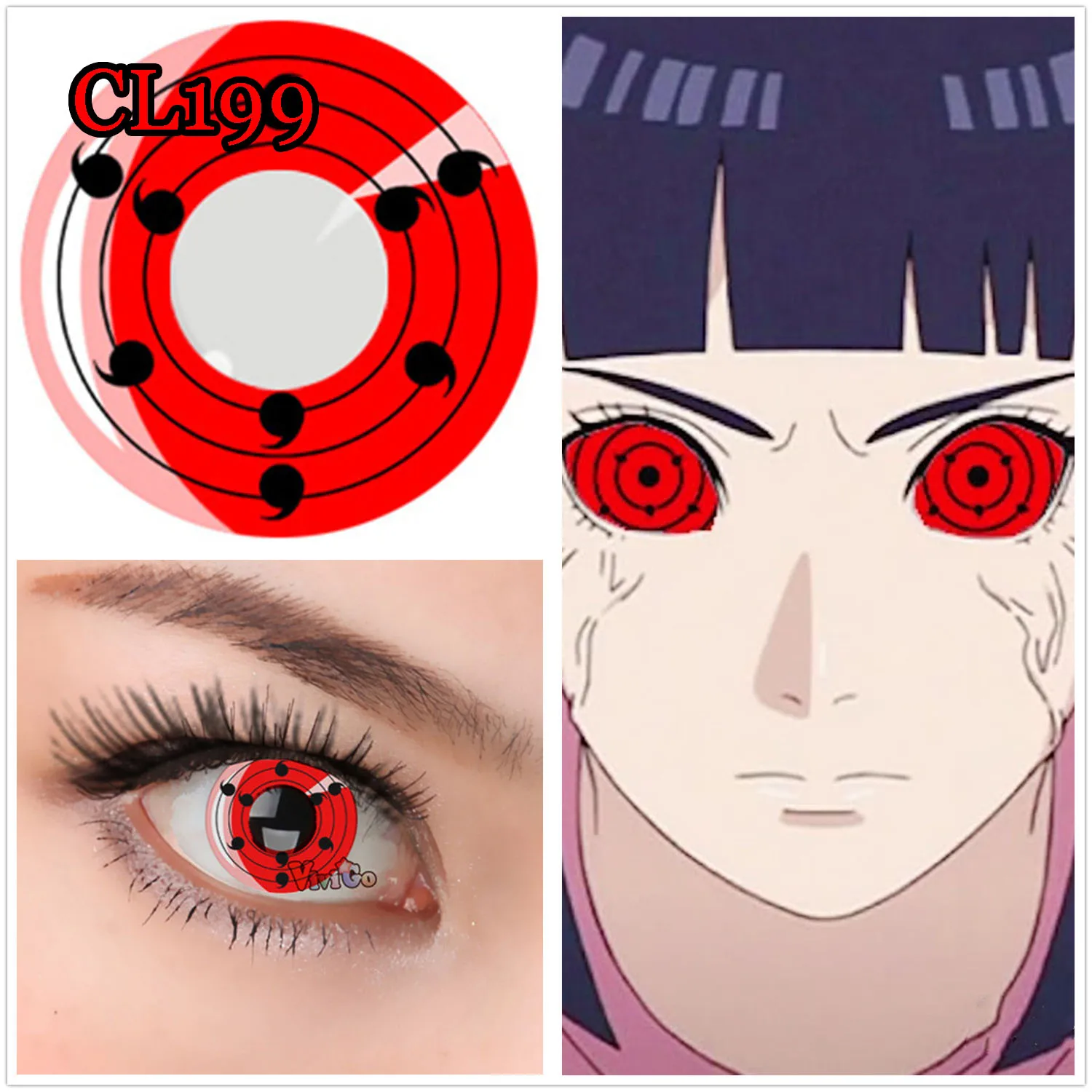 Mangekyou Sharingan Eye Contacts