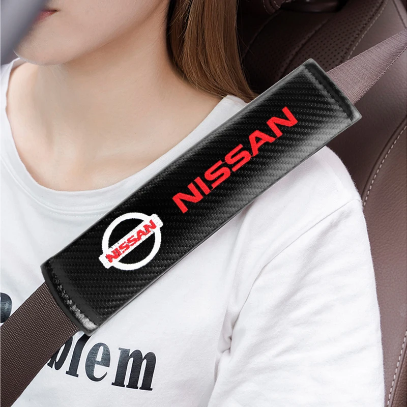 2pcs-Car-Seat-Belts-Covers-Padding-Carbon-Fiber-Belt-Shoulder-Sleeve ...