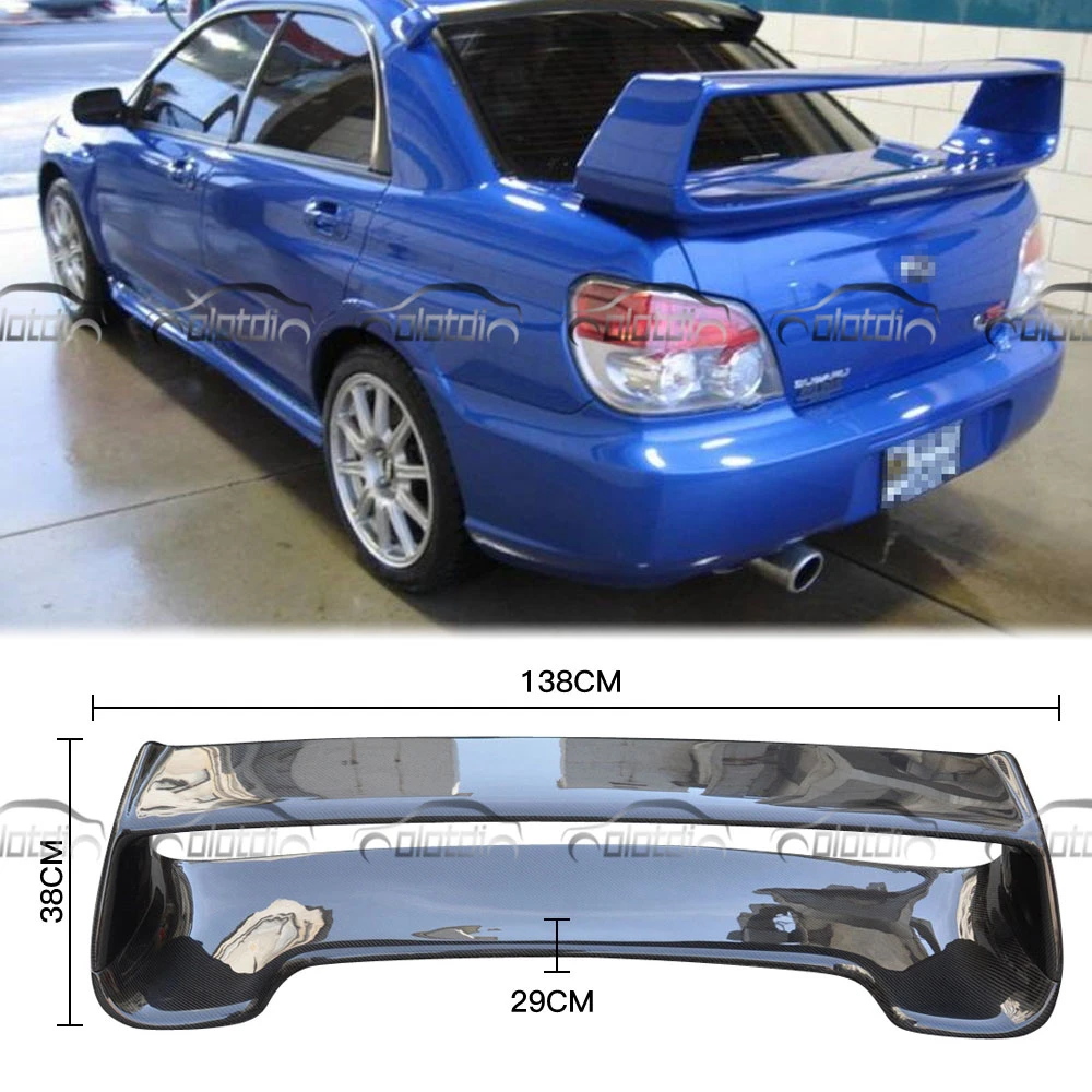 Subaru Impreza WRX STI Rear Spoiler (STI STYLE) (01-07) | ubicaciondepersonas.cdmx.gob.mx