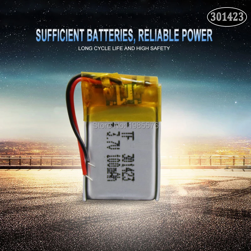3.7v 100mAh 301423 031423 polymer lithium battery li po li ion ...