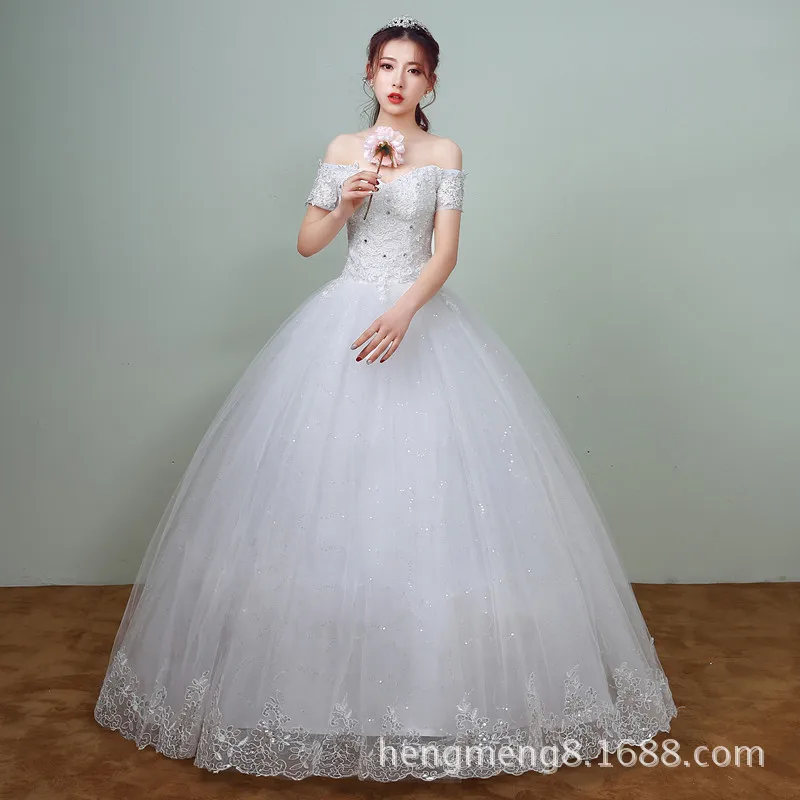 White Ball Gown Wedding Dresses | Wedding Dress Gift Ball Gowns | Marry ...