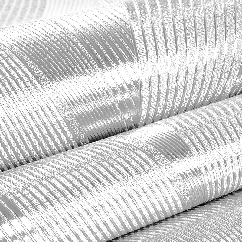 Modern Waterproof Silver Foil Wall Papers Ktv Room Reflective Strip ...
