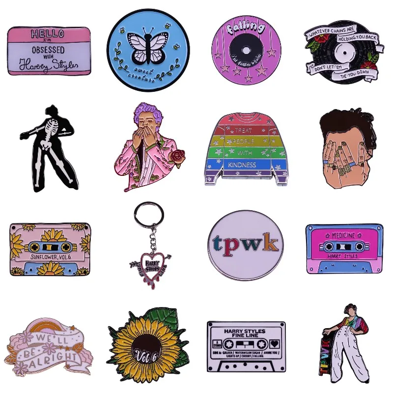 Enamel Keychain Backpack | Tpwk Backpack Badges | Enamel Pins Brooch ...