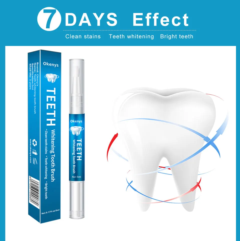 5ml 3D White Teeth Whitening Pen Tooth Gel Whitener Bleach Remove ...