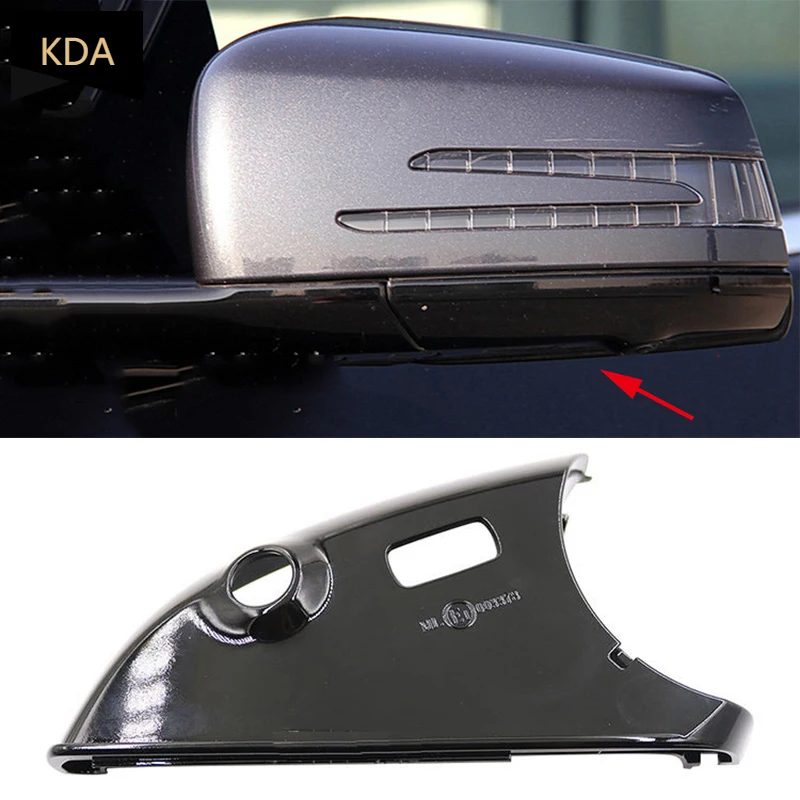 Rearview Mirror Bottom Lower Holder Cover Black Paint for Mercedes Benz ...