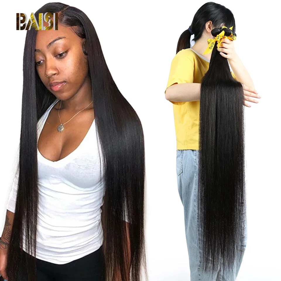Baisi Hair Peruvian 38 40 42 Inch Virgin Hair Weave Hair Straight Hair ...