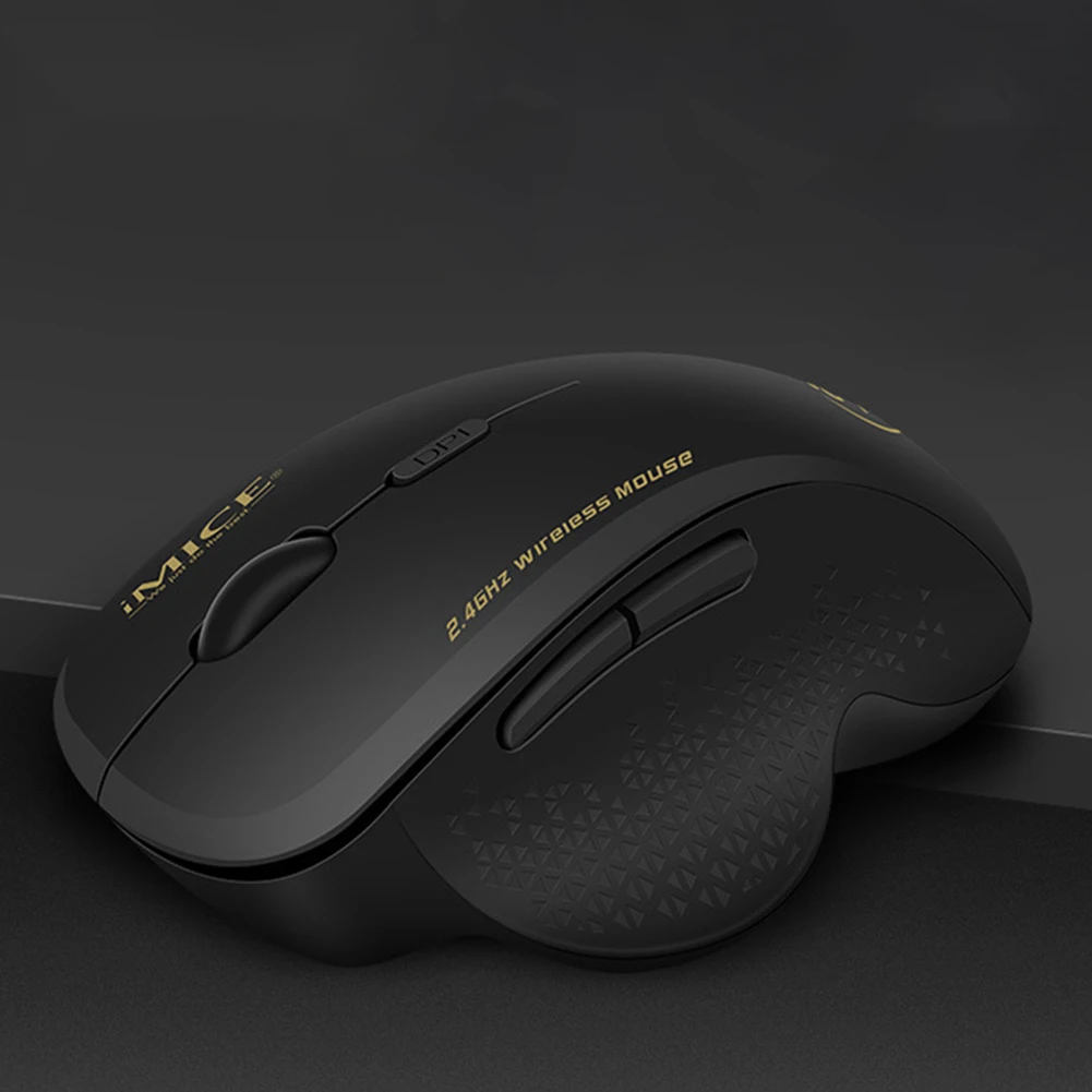 IMICE G6 2.4GHz Wireless Mouse 1600 DPI Adjustable Ergonomic Vertical ...