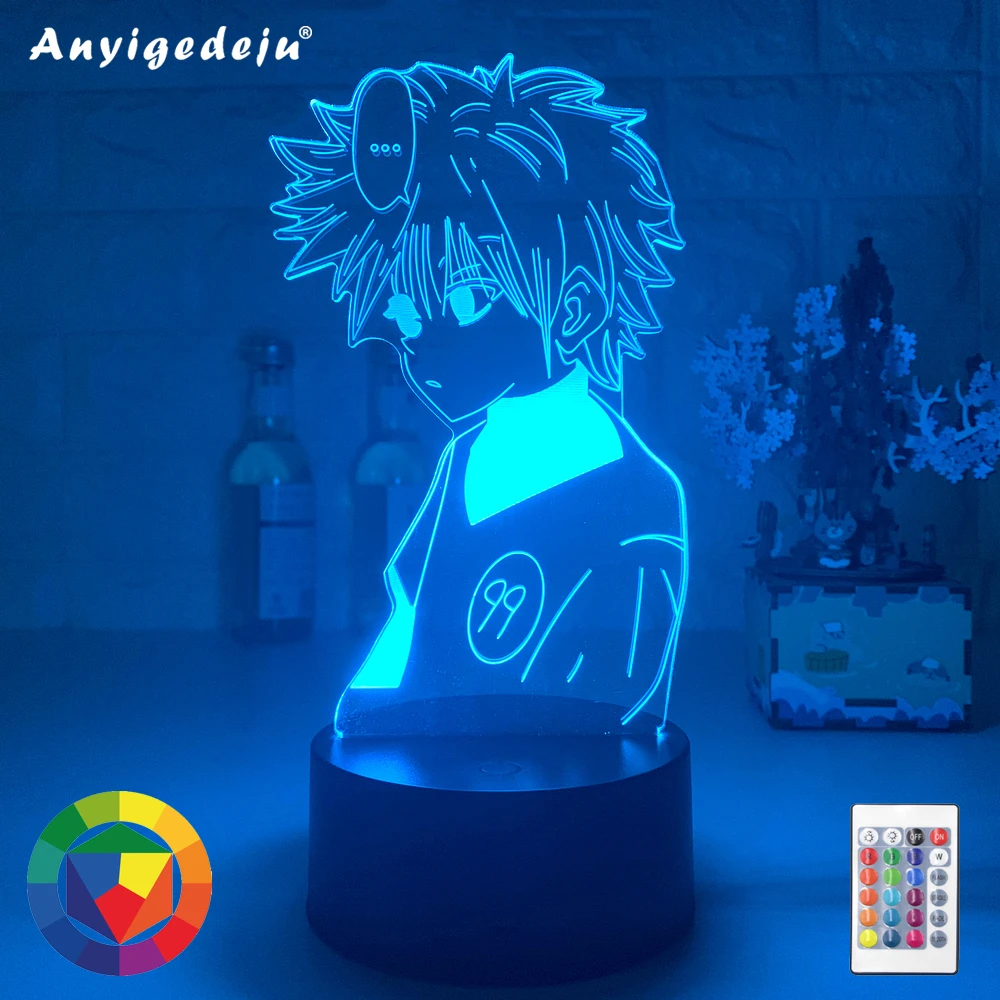 Anime Hunter X Hunter Led Night Light Killua Zoldyck Figure Nightlight ...