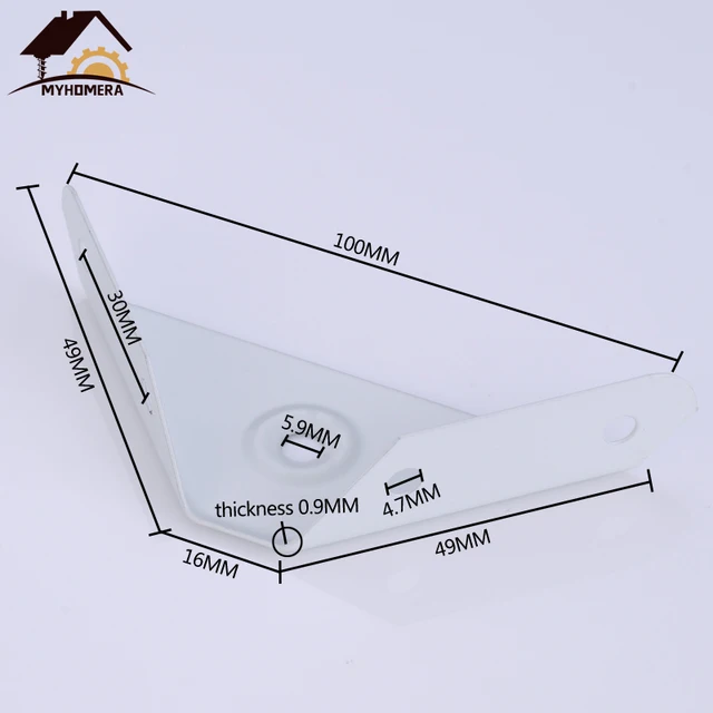 Myhomera 4Db Szögkód Tartók Rögzített Csatlakozó Saroktartók Konzol ...