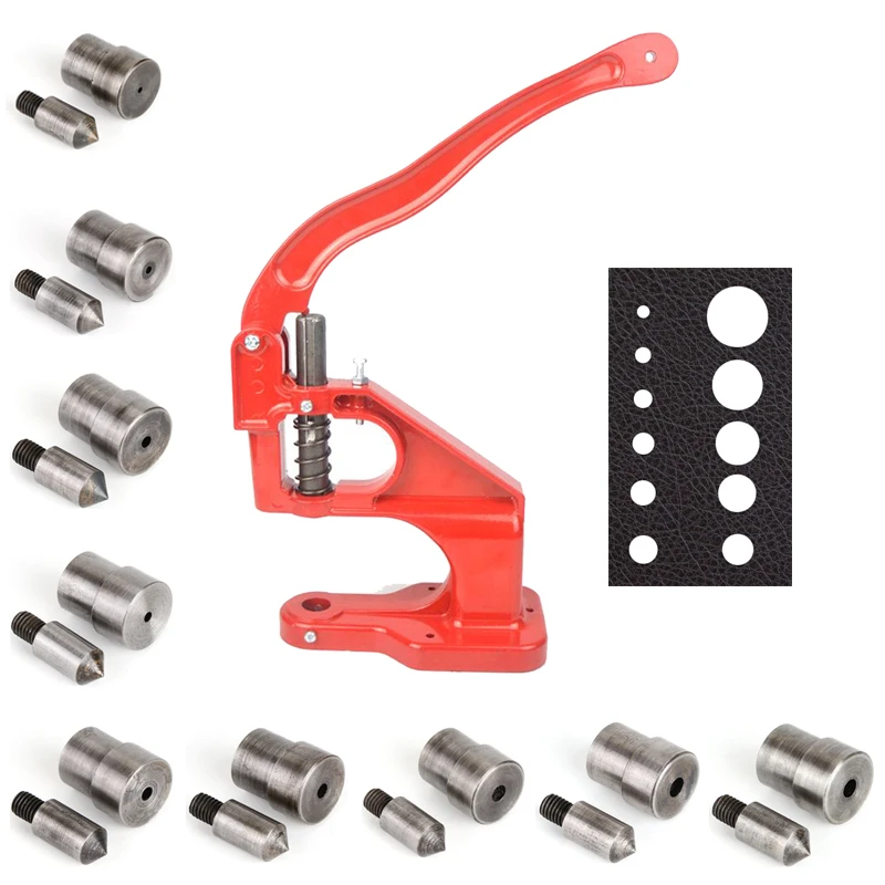 Manual Buckle Machine Eyelets Clothing Leather Fabric Cloth Punching ...