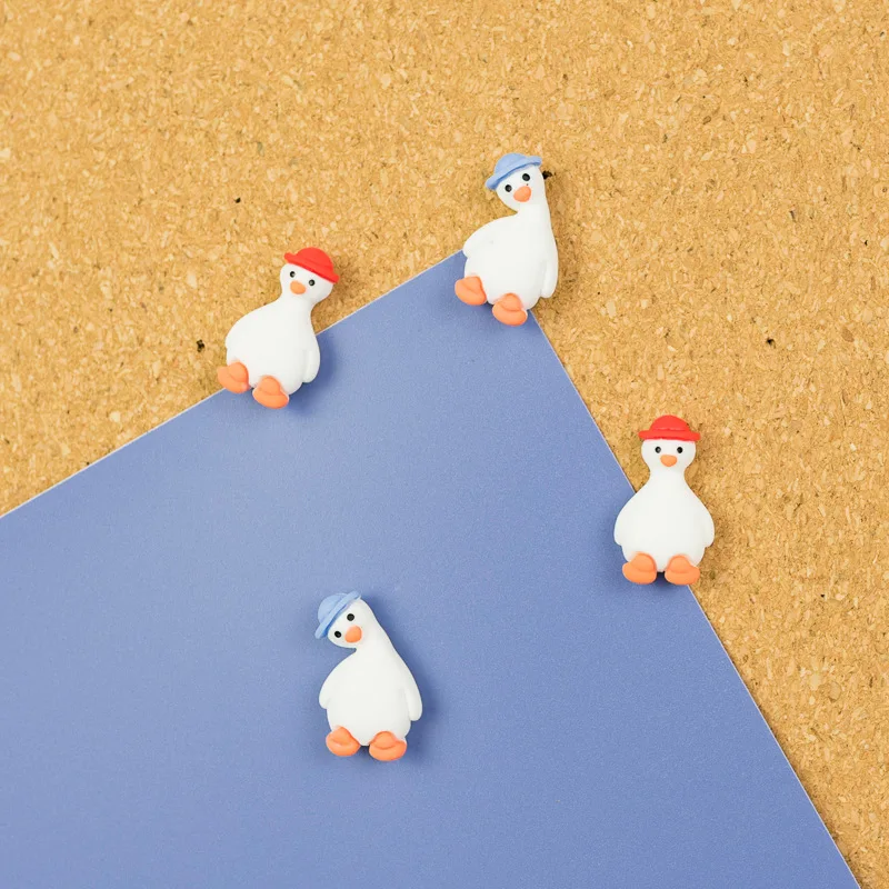 duck-Metal-Push-Pins-Assorted-Paper-Map-Cork-Board-Capped-Fixing ...