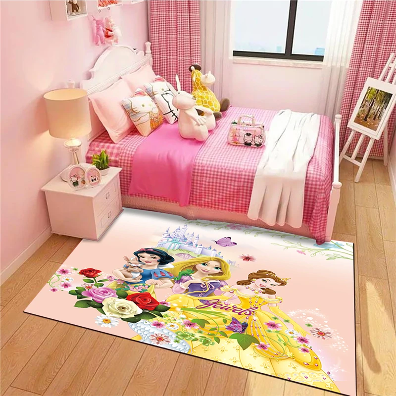 Princess Cute Mat Bathroom Waterproof Door Mat Kitchen Rugs Bedroom ...