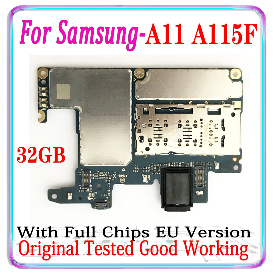 Placa base para Samsung Galaxy A11, A115F, A115G, 32GB, placa lógica ...
