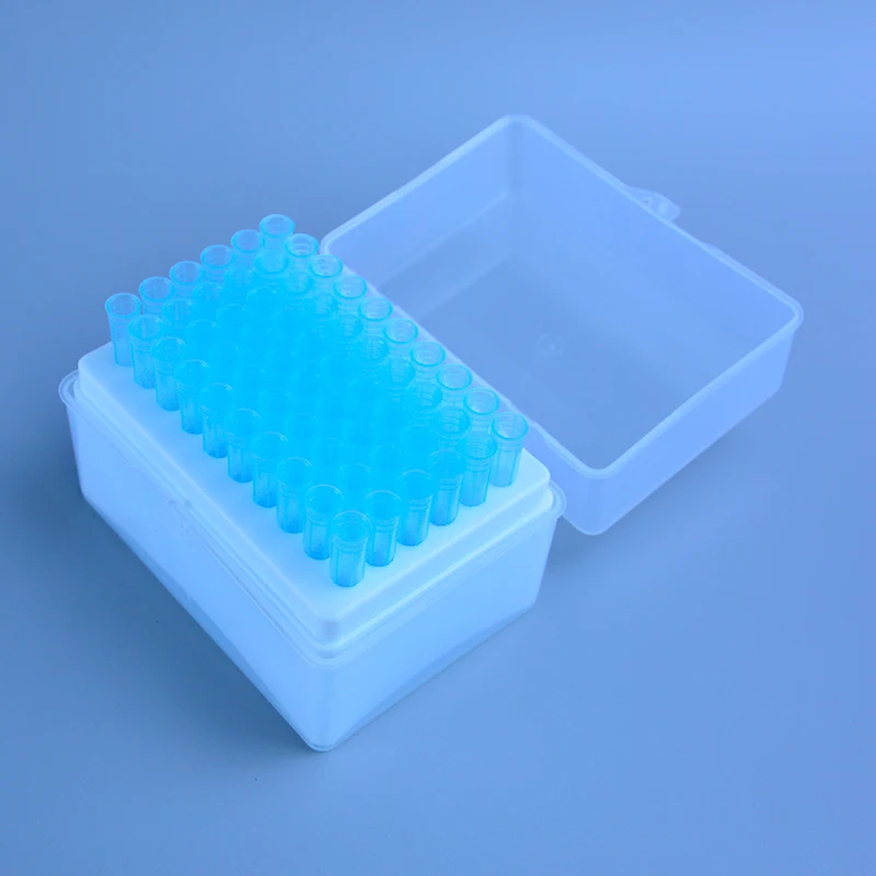 Plastic Pipette Box 60vents Box + 60pcs 1000ul Blue Pipette Tips For ...
