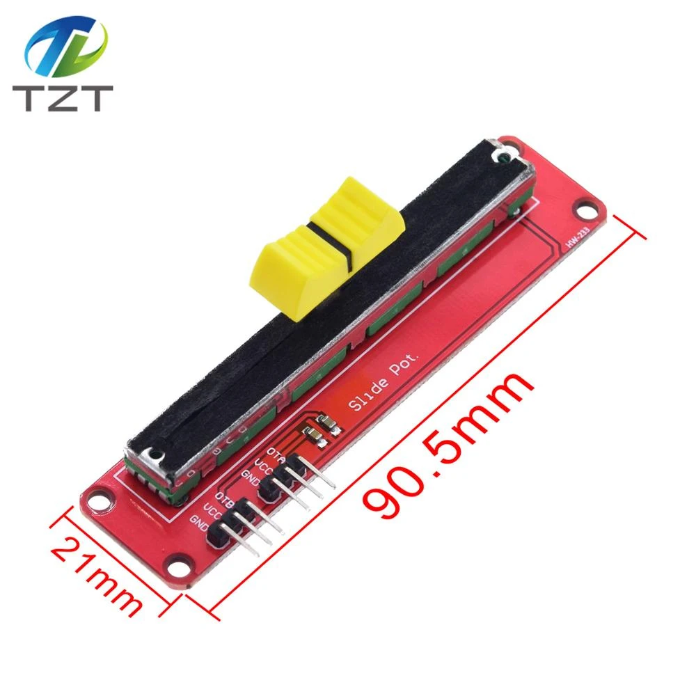 Slide Potentiometer 10k Linear Module Dual Output For Arduino Avr Electronic Block ...