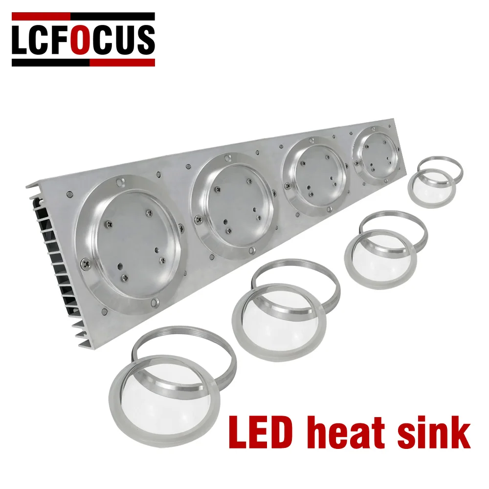 50W 100W 200W 300W 400W LED Aluminum Heatsink Cooling Radiator Heat ...