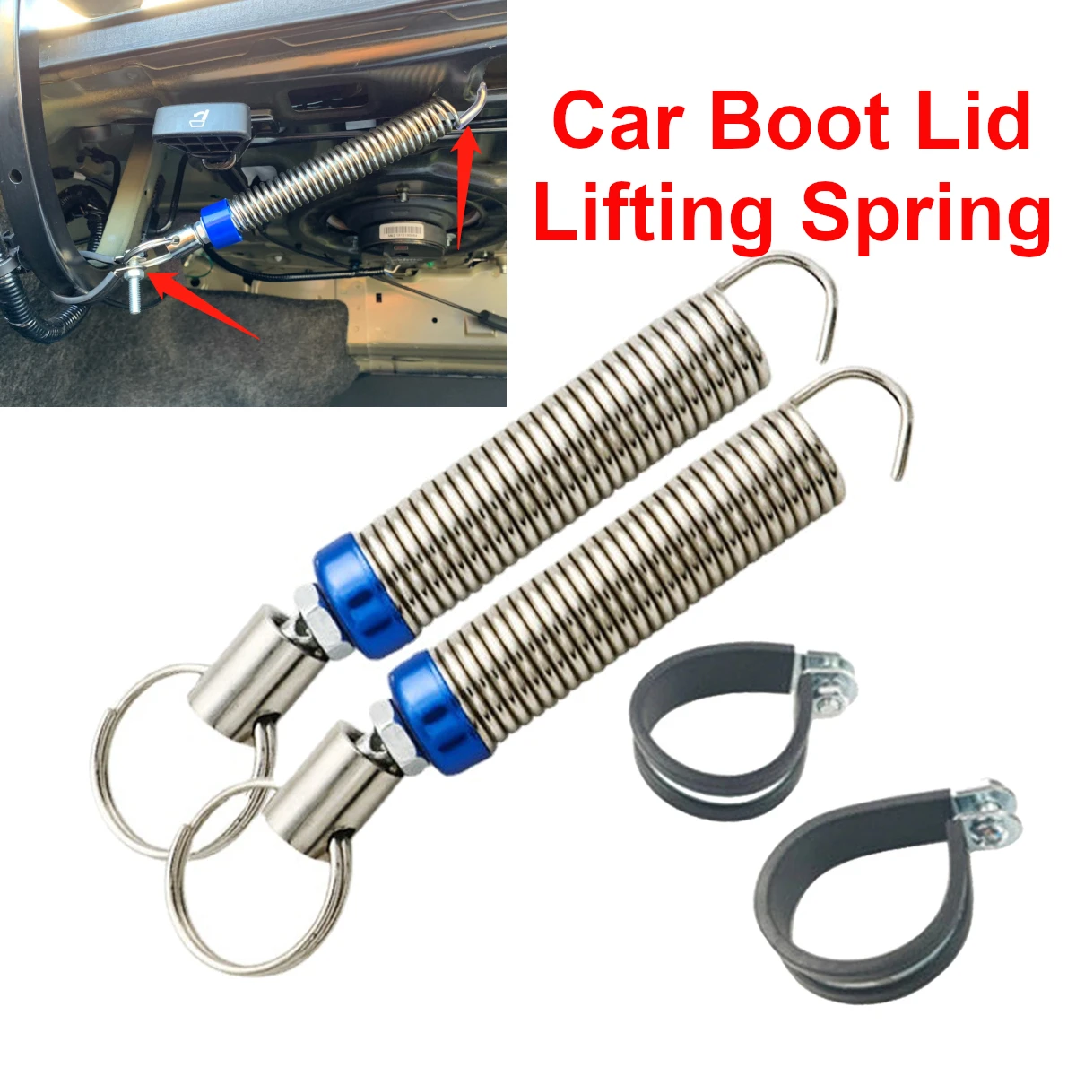 Car-Tailgate-Auto-Opening-Spring-Hook-Boot-Lid-Lifting-Springs-Rear ...