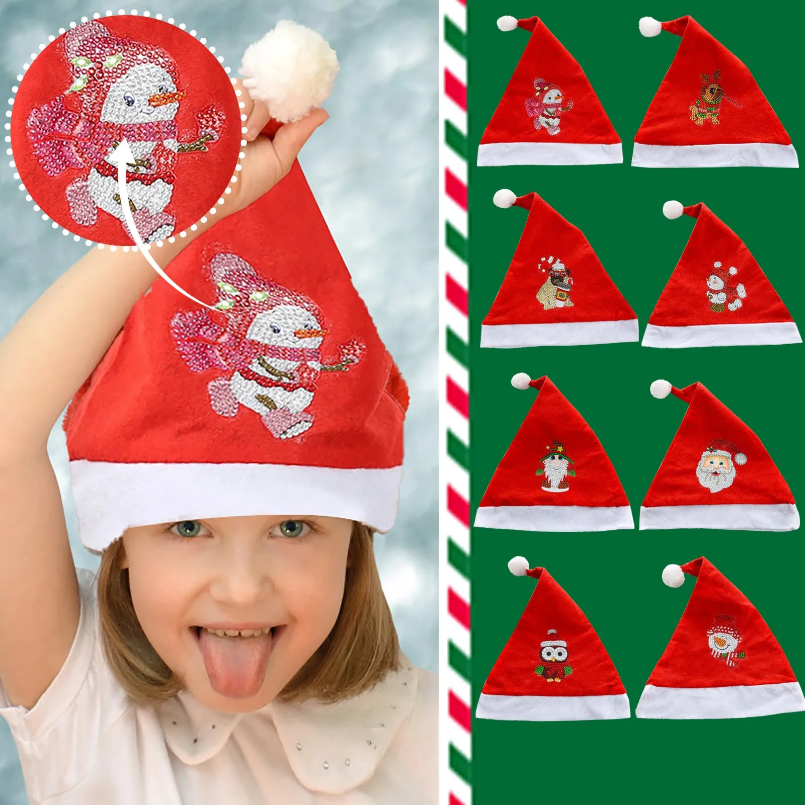 Navidad Natal Candy Bag 5d Diamond Painting Diy Christmas Snowman Old ...
