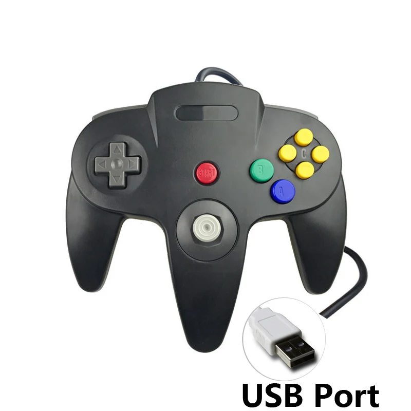 Mando con cable para Nintendo N64, accesorios para Gamecube, PC ...