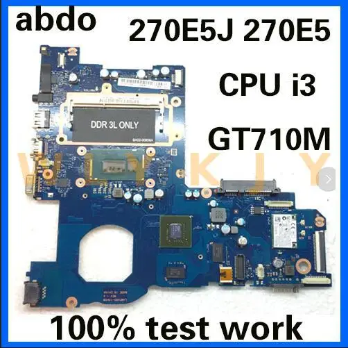 BA41-02342A-BA92-14161A-B-For-Samsung-NP270E5J-270E5J-270E5-Laptop-Motherboard-CPU-i3-4005U ...