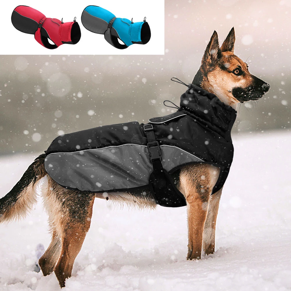 Ropa impermeable para perro grande, abrigo cálido para perro grande ...