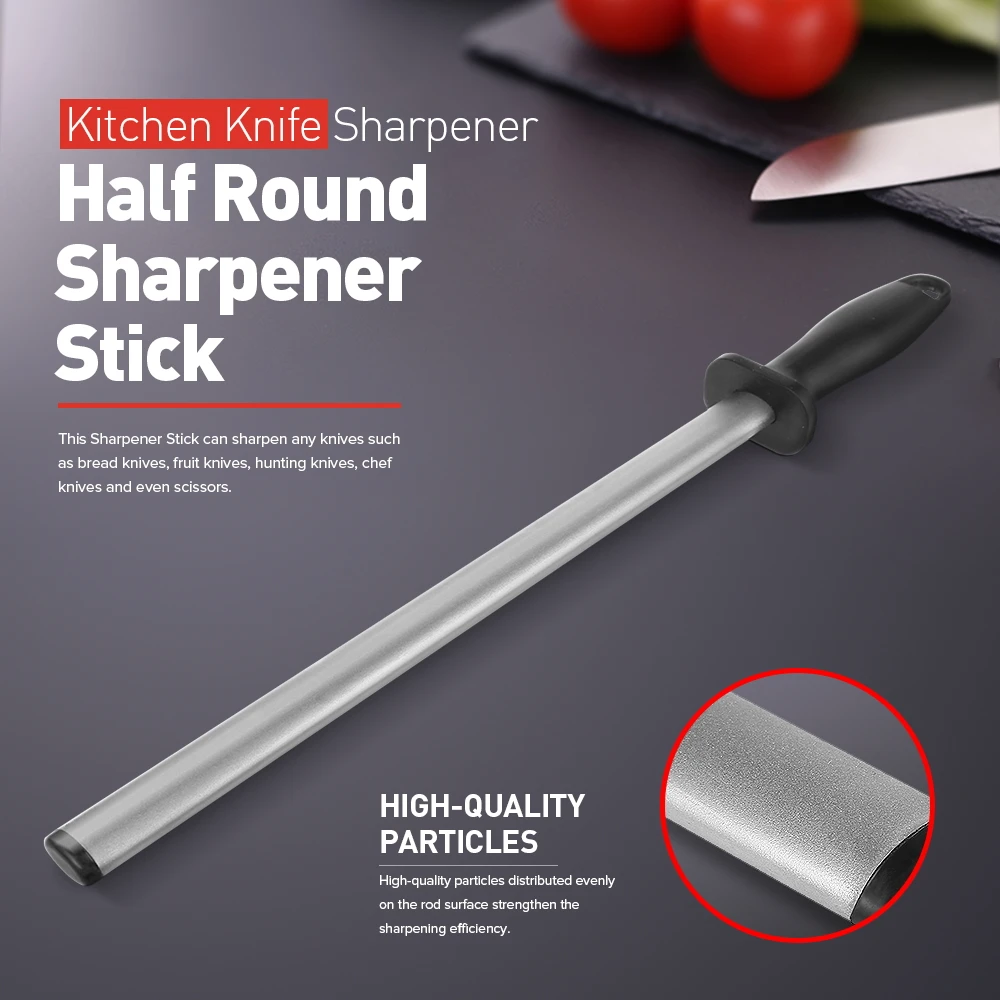 Professional Chef Knife Sharpener Rod Diamond Sharpening Stick Honing ...