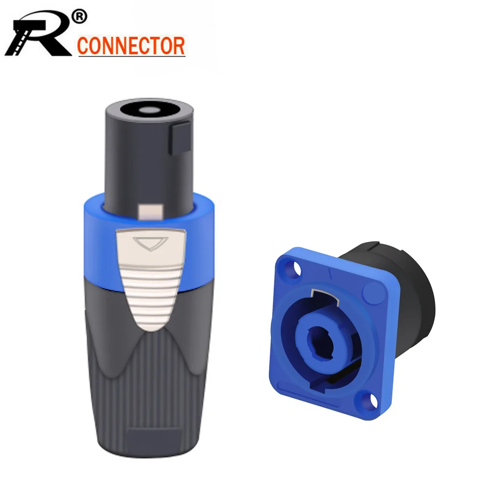 5Sets-10pcs-4-Pin-NL4FC-Speaker-Power-Amplifier-Connector-Male-Plug ...