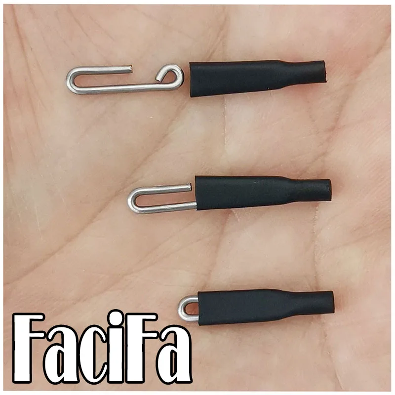 20 pcs Safety Lead Snap Heat Shrink Tube Enganche Rapido Fast Fishing ...
