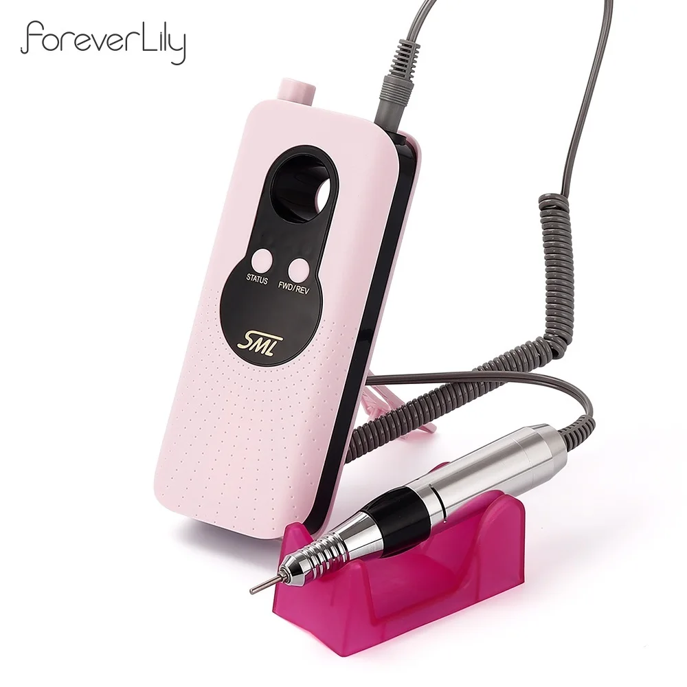 30W 35000RPM Rechargeable Nail Drill Machine Portable Electric Nail ...