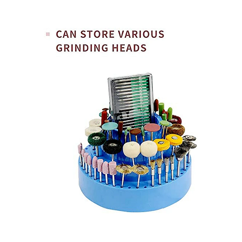 Rotary Bur Holder Tool Accessories 116 Holes Rotary Tool Bit Holder ...
