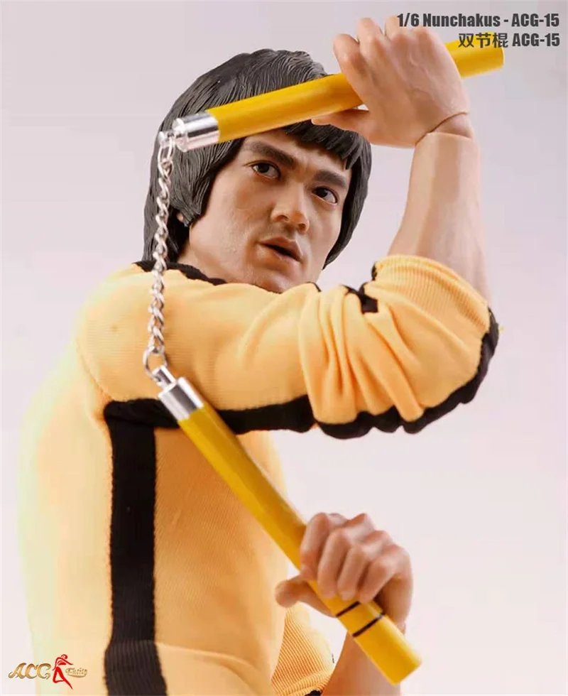 Bruce Lee Yellow Nunchaku