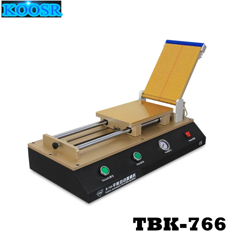 Tbk-766 12" Tablet Automatic Oca Laminating Machine Oca Polarizer Film ...
