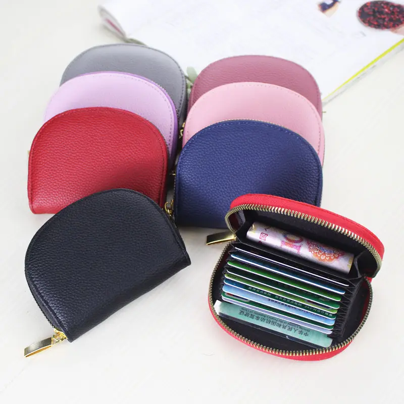 Women Card Holder Wallet Leather Female Card Case 9 Bits + 2 Big ...