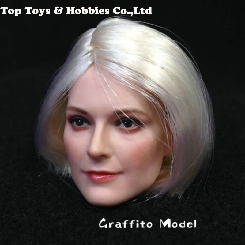 D OO1 1/6 Scale Female Head Sculpt Beautiful Head Carving Model For 12 ...