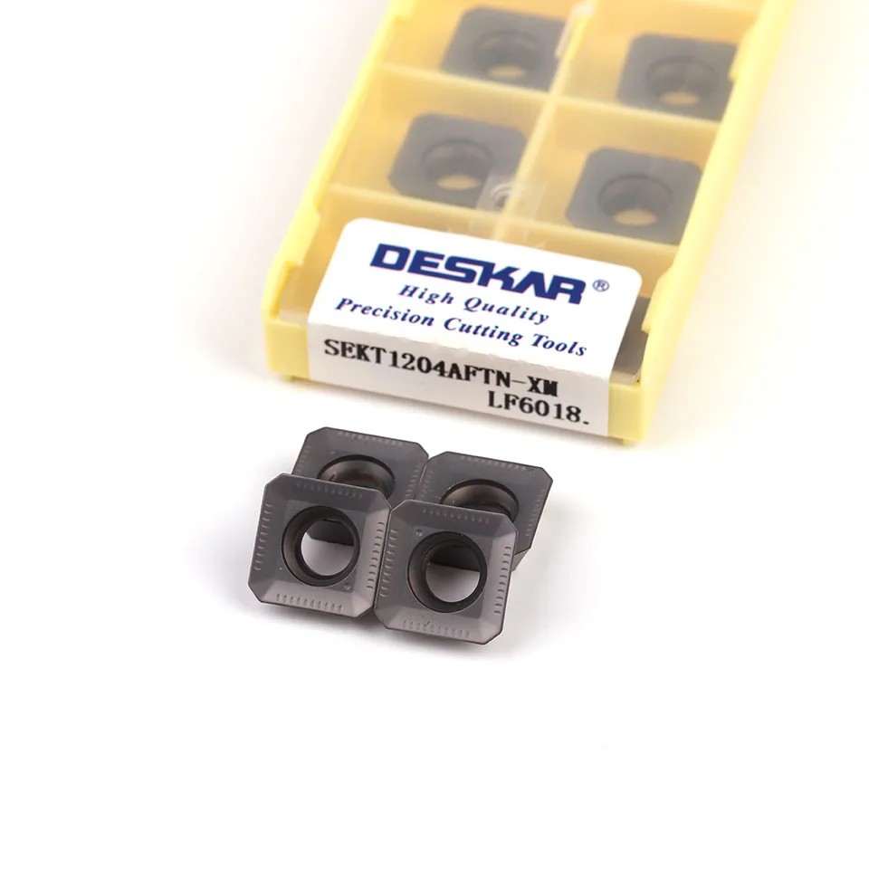 DESKAR SEKT1204 AFTN XM LF6018 LDA Lathe Milling Insert Carbide Blade ...