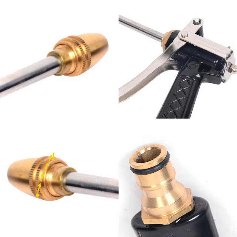 Metal Water Spray Gun High Pressure Water Sprayer For Garden Hose Pipe ...