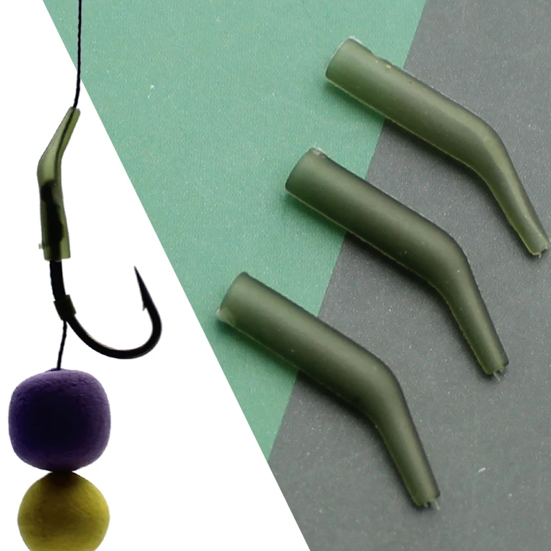 20pcs Carp Fishing Accessories D Rig Kickers Hooks Line Aligners Sleeve ...