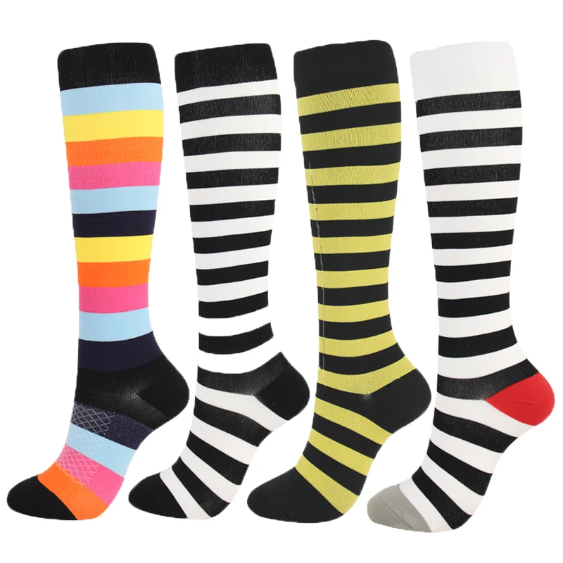 Calcetines de compresión de Color para hombre y mujer, medias médicas ...