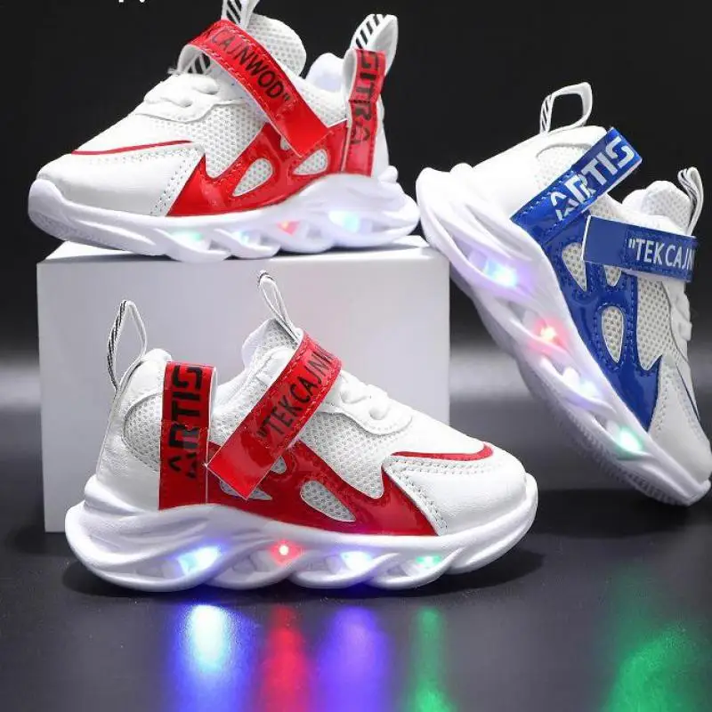 New-LED-Children-Glowing-Shoes-Baby-Luminous-Sneakers-Boys-Lighting ...