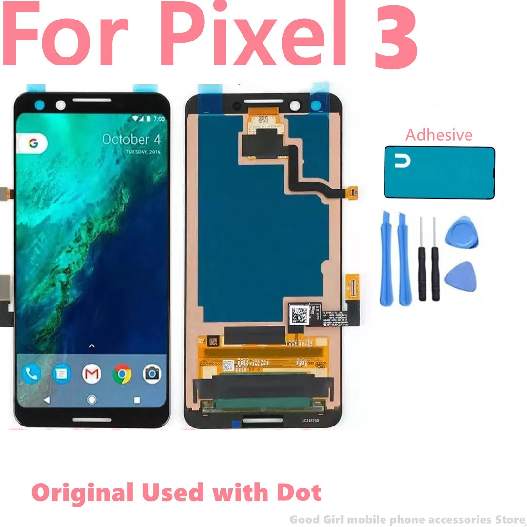 Original Screen For Google Pixel 3 LCD Display Touch Digitizer Screen ...