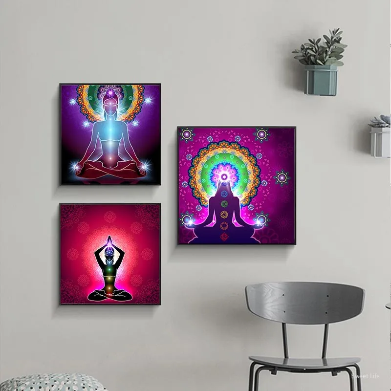 Chakra Canvas Poster