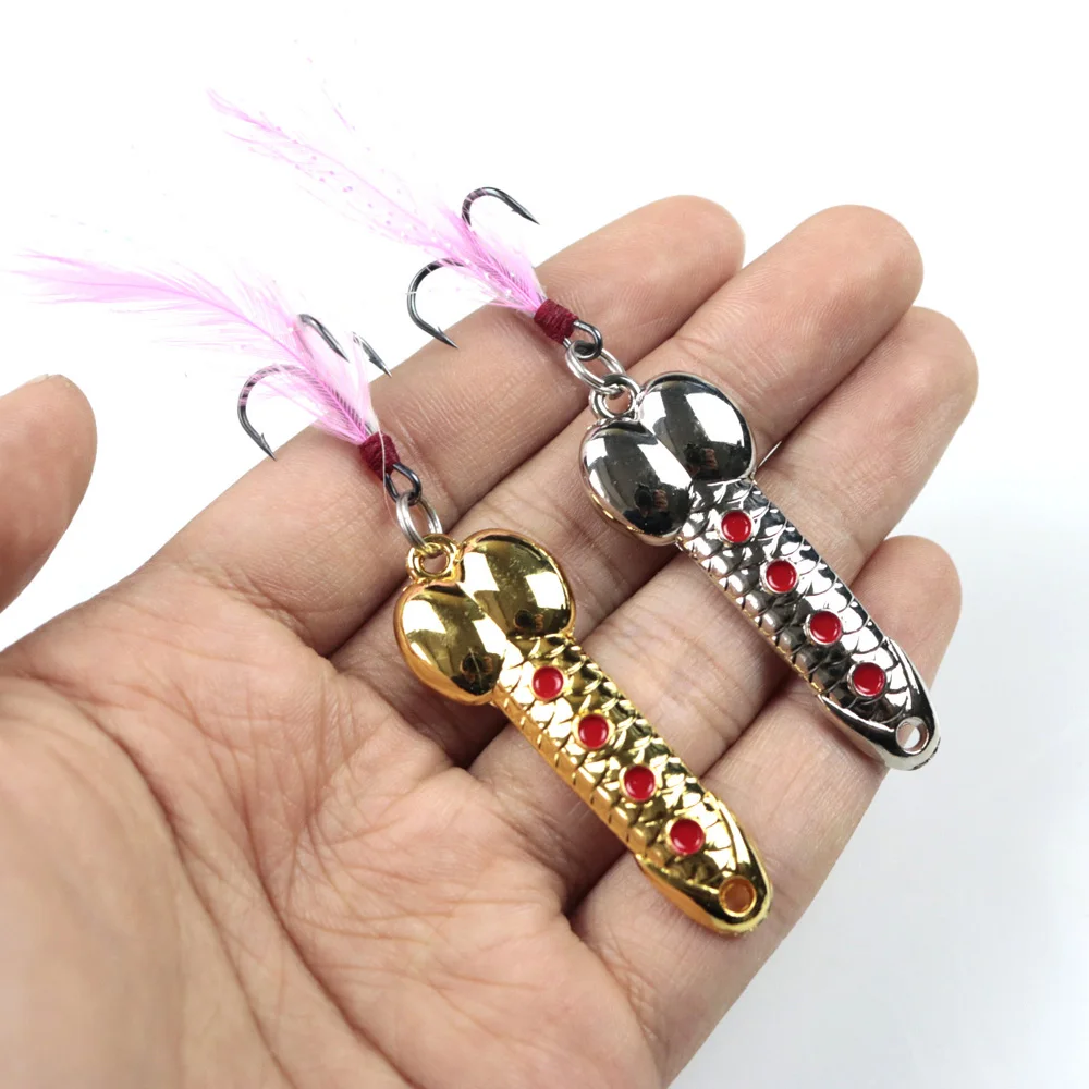 LUSHAZER-DD-Rotating-Metal-Spinner-Spoon-Fishing-Lure-Hard-Baits ...