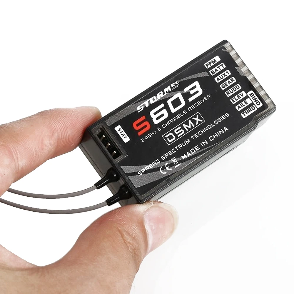 1pcs-S603-6CH-2-4G-RC-Receiver-Compatible-With-JR-SPECTRUM-DSM-X-DSM2 ...