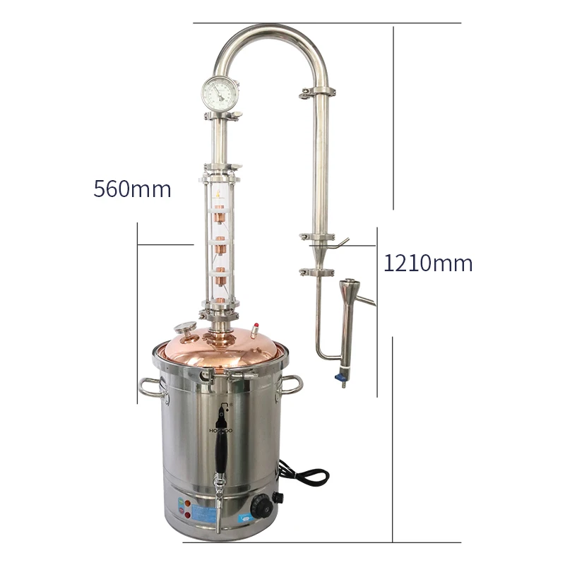 Hooloo Small Home Brewing Distiller Ct20cu/ct30cu Household Vodka ...