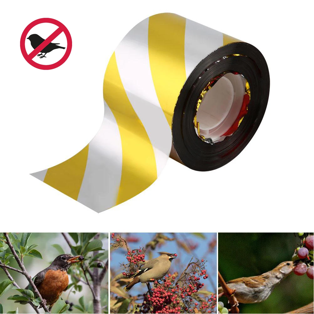 100M Colorful GlitteryBird Repellent Tape Bird Scare Tape Audible ...