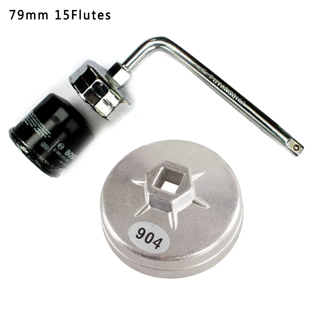 Oil Filter Housing Tool Remover Cap Wrench 15-Flute 79mm For Hyundai ...
