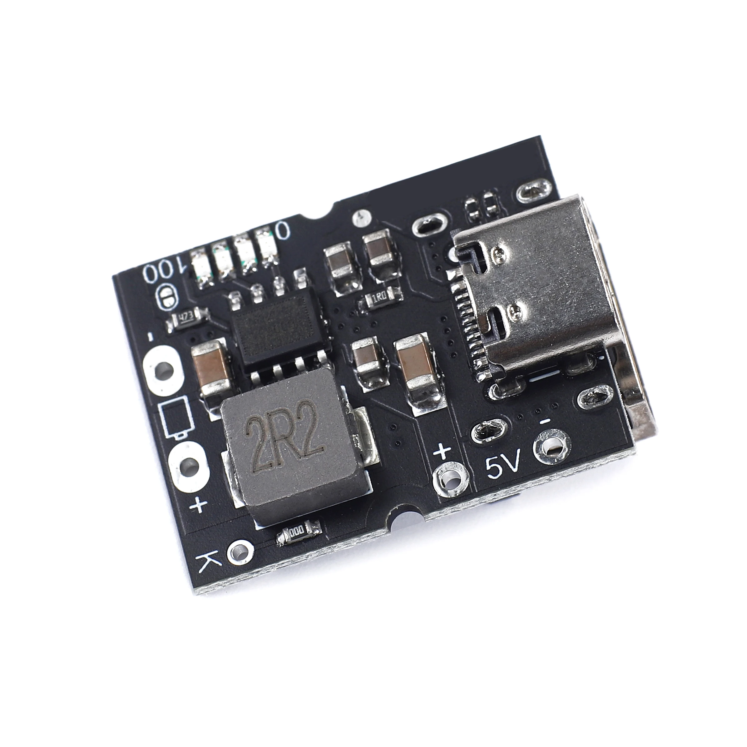 5pcs 5v 2a Type-c Usb Boost Converter Step-up Power Module Lithium ...