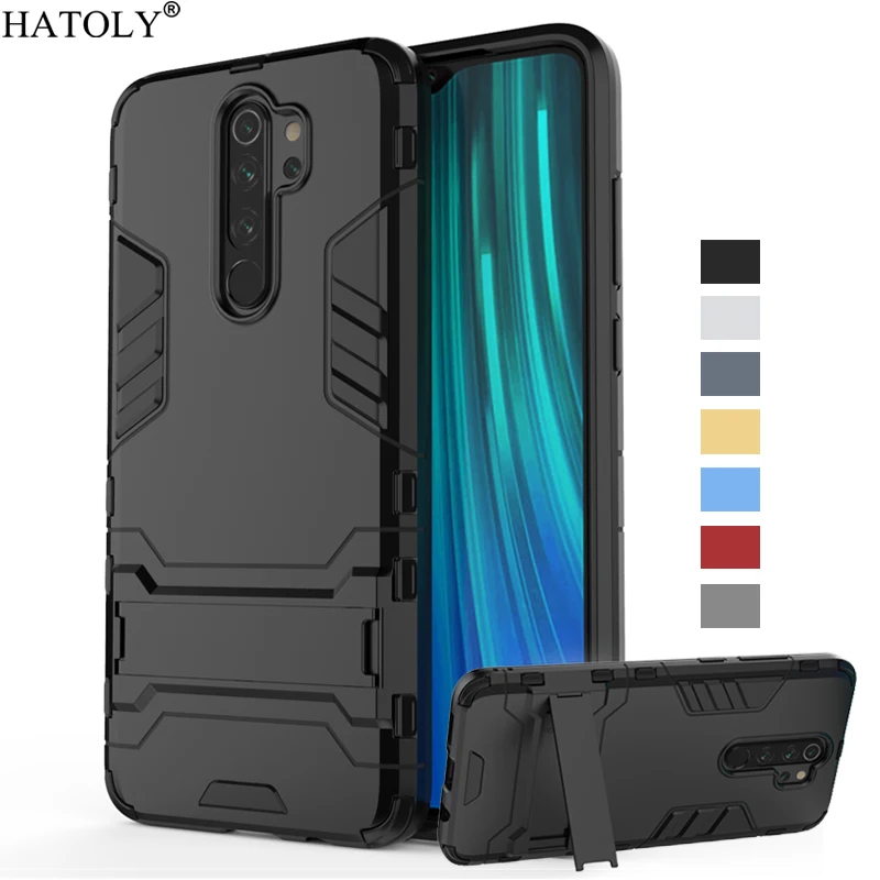 For-Xiaomi-Redmi-Note-8-Pro-Case-Silicone-Hard-PC-Robot-Armor-Cover-for ...